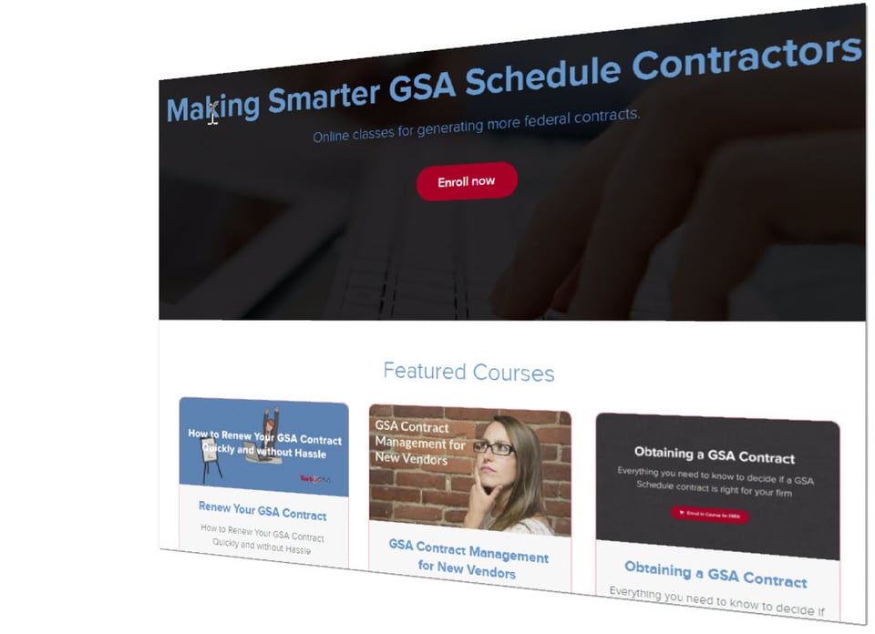 GSA Training | VA Schedule Training | Federal Sales Training