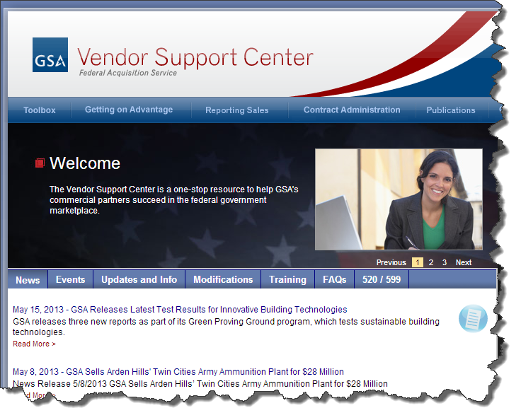 GSA Vendor Support Center | VSC